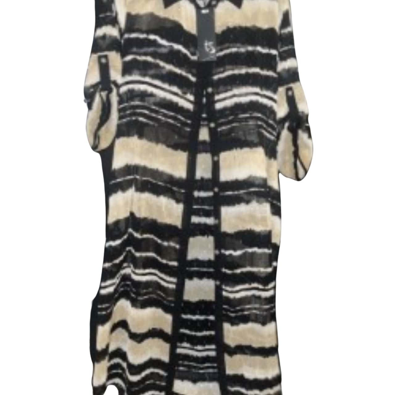 Taking Shape Womens Size 18 Animal print sparkly duster