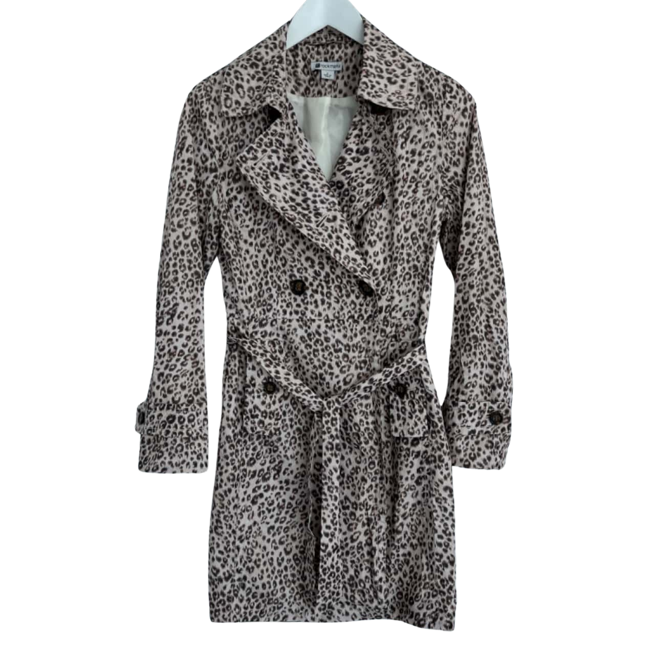 ROCKMANS BRAND NEW Animal Print Trench/Raincoat Size 8(s)