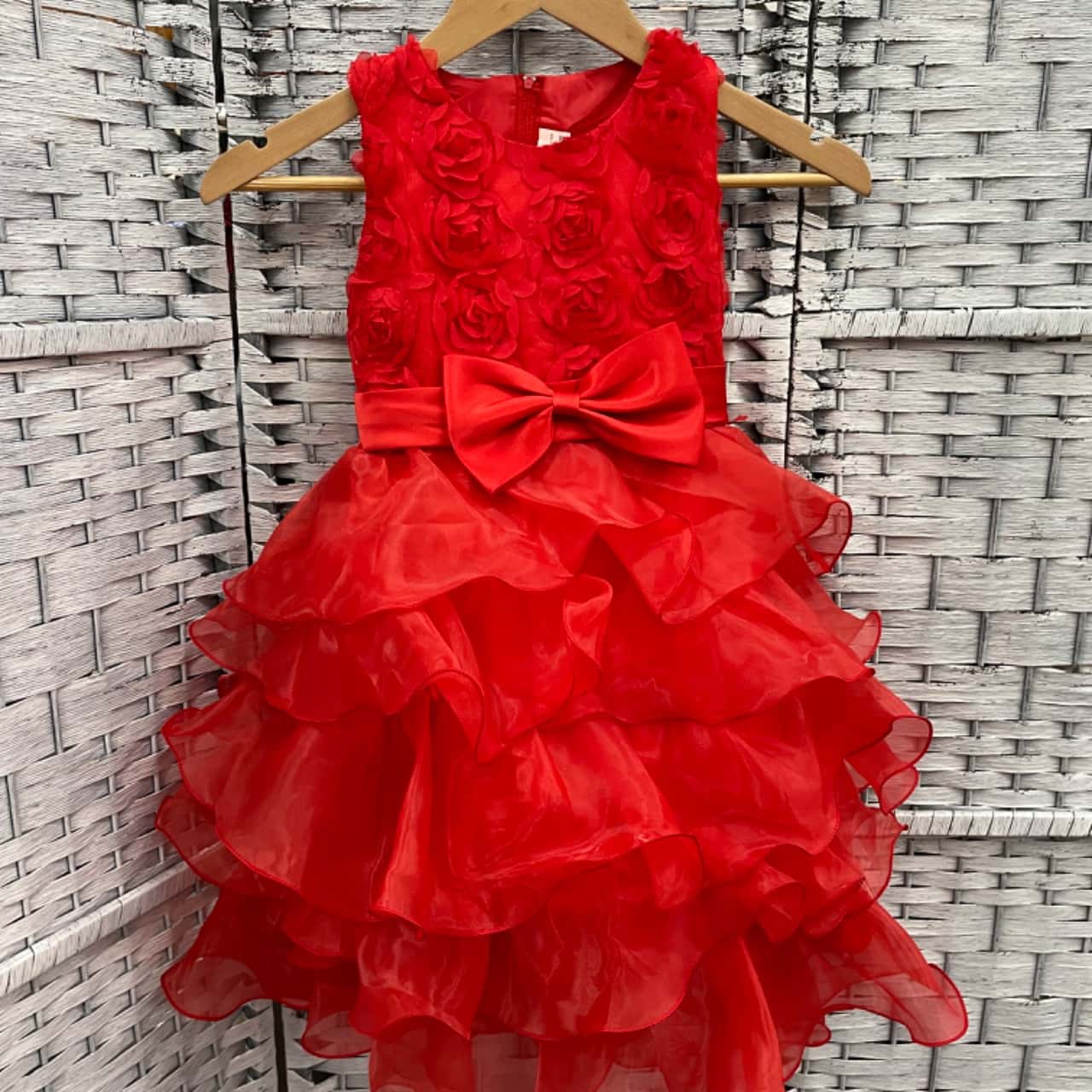 Ai Meng Kids Size 3 Red Dress(s)