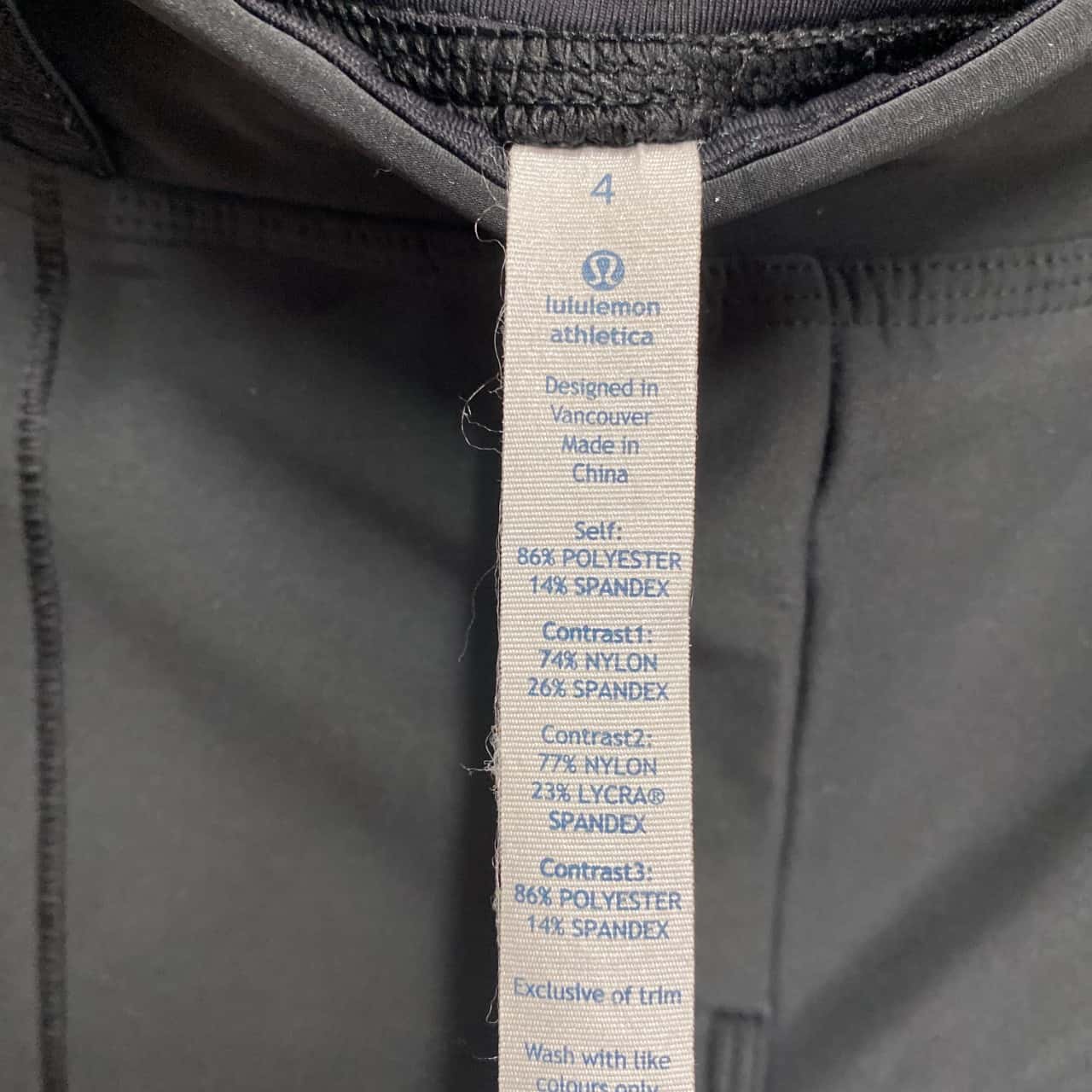Lululemon Womens Size 4 Casual Pants Black