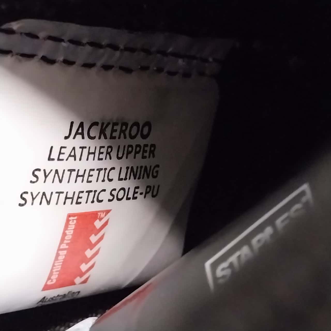 Jackeroo - Men's Steelcap boots, Size 6, Black (s)