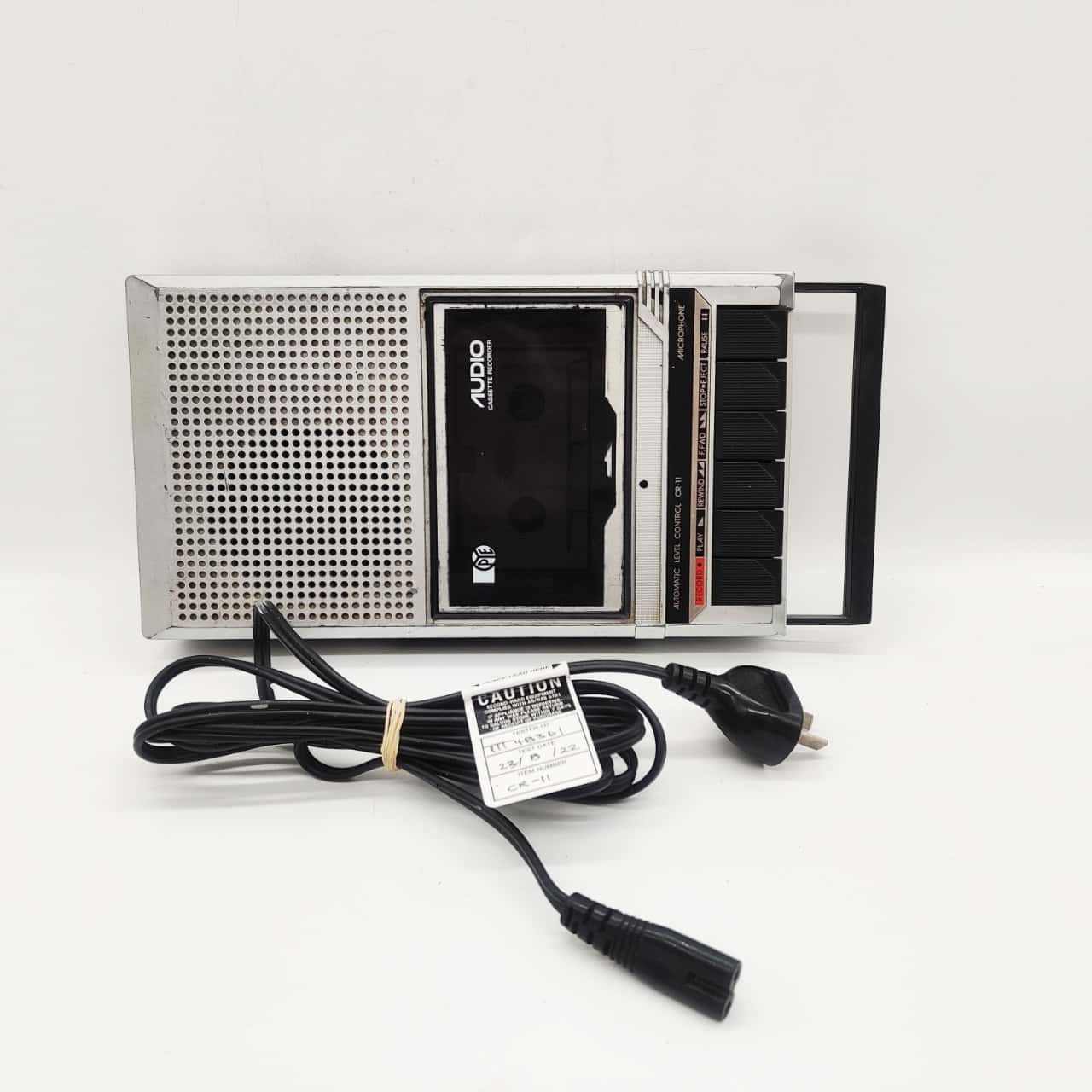 PYE Portable Audio Cassette Recorder - Battery Or Mains Use. This Item ...