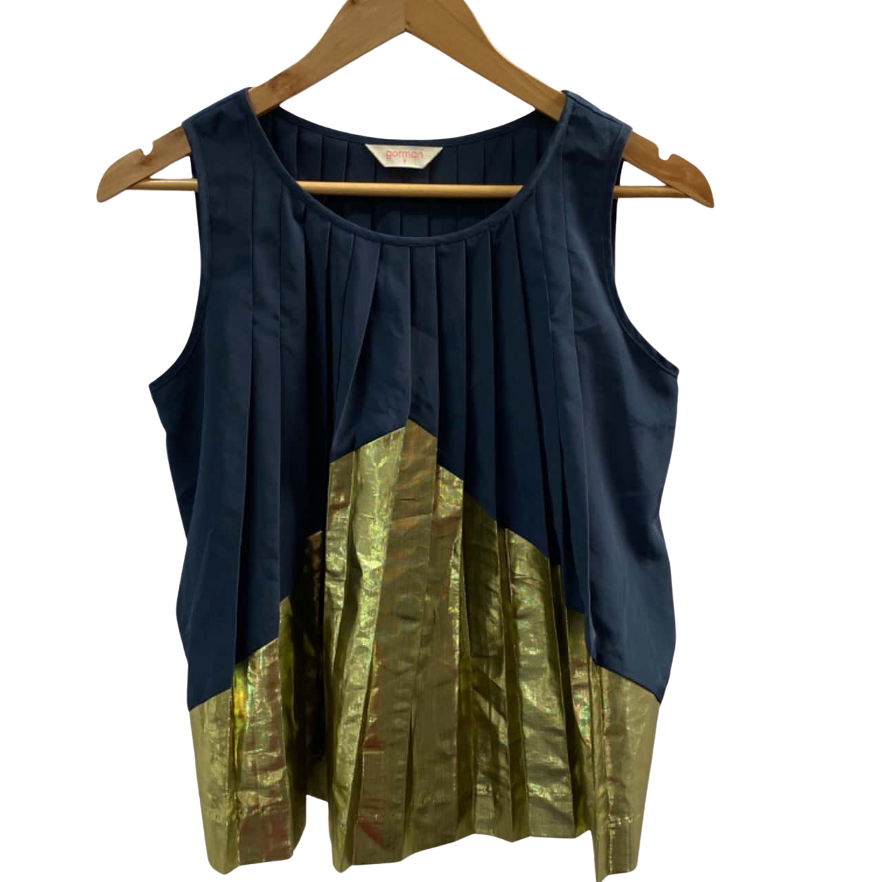 Gorman Womens Top Size 8 Gold / Navy Blue (s) - Used Very Good | Salvos ...