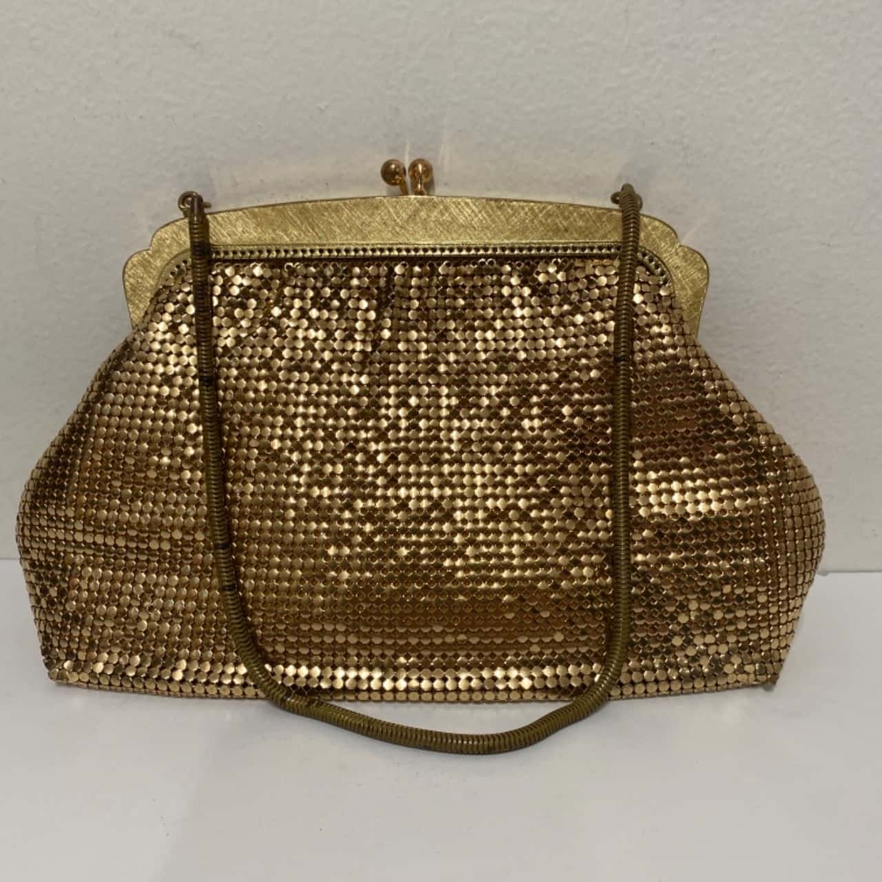 Oroton Womens Clutch Gold glow mesh