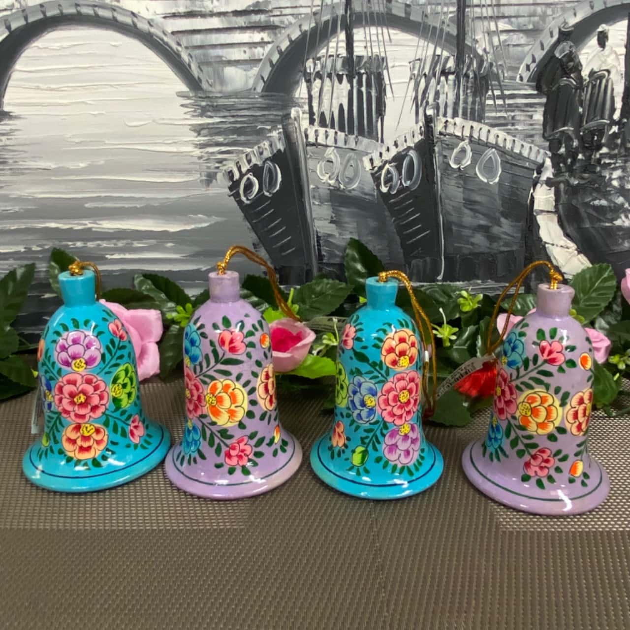 Christmas Kashmiri Bells x4 (please read description)(s)