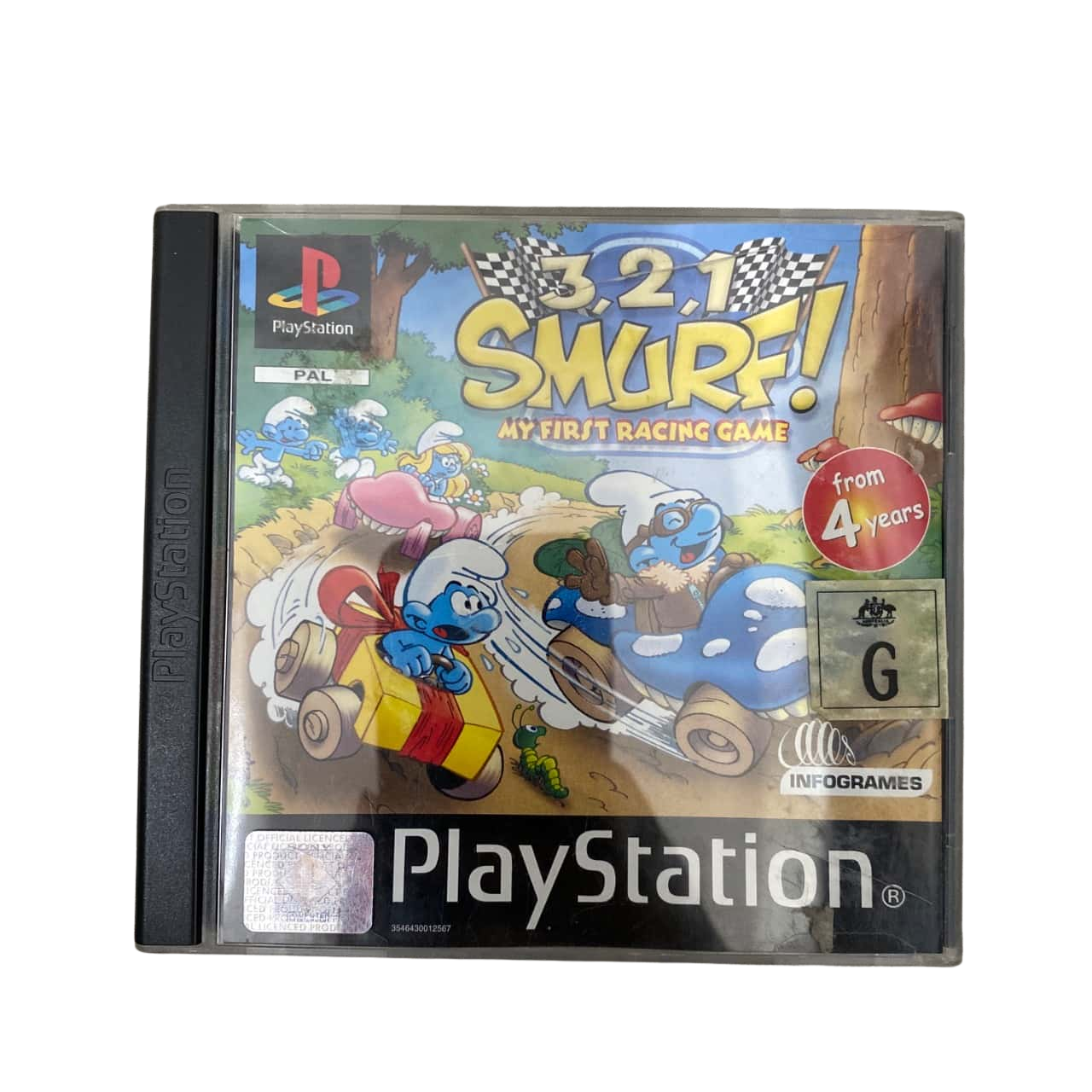 3. 2. 1… Smurf! My First Racing Game PlayStation 1 PAL