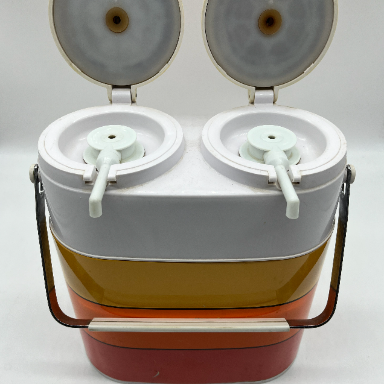 Vintage Peacock Twin Pump Thermos(s)