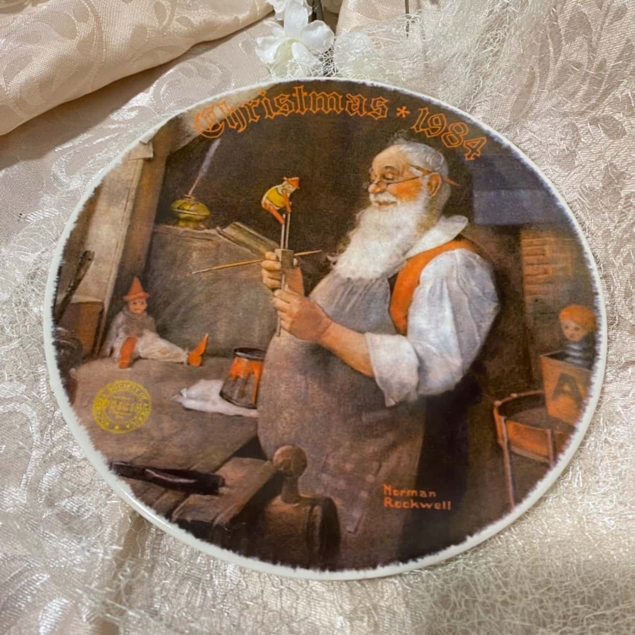 Christmas 1984 Plate