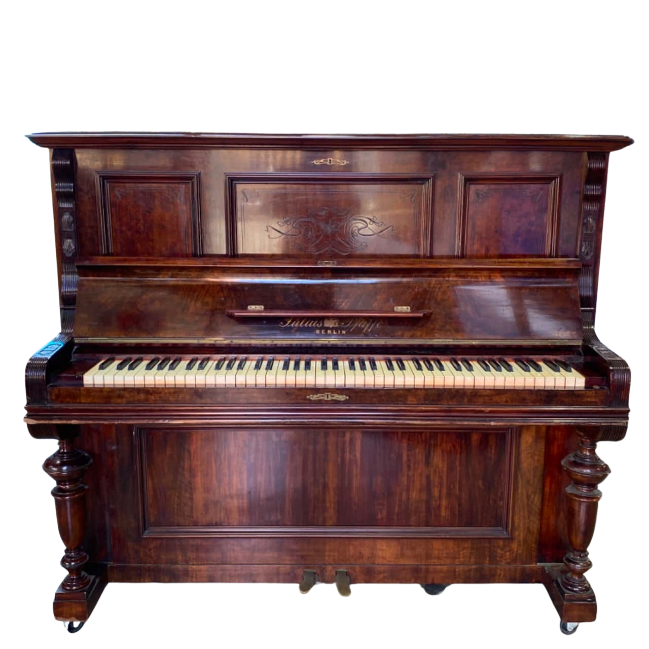 Vintage Julius Pfaffe Upright Piano ~ Hugo Wertheim