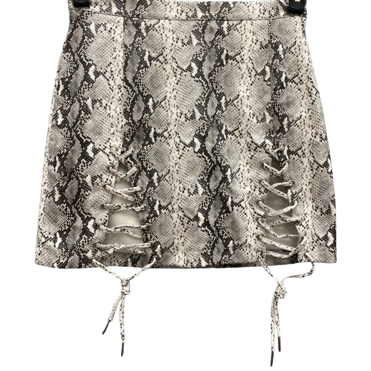 Runaway Womens Size 10 Snake Print Tie Skirt