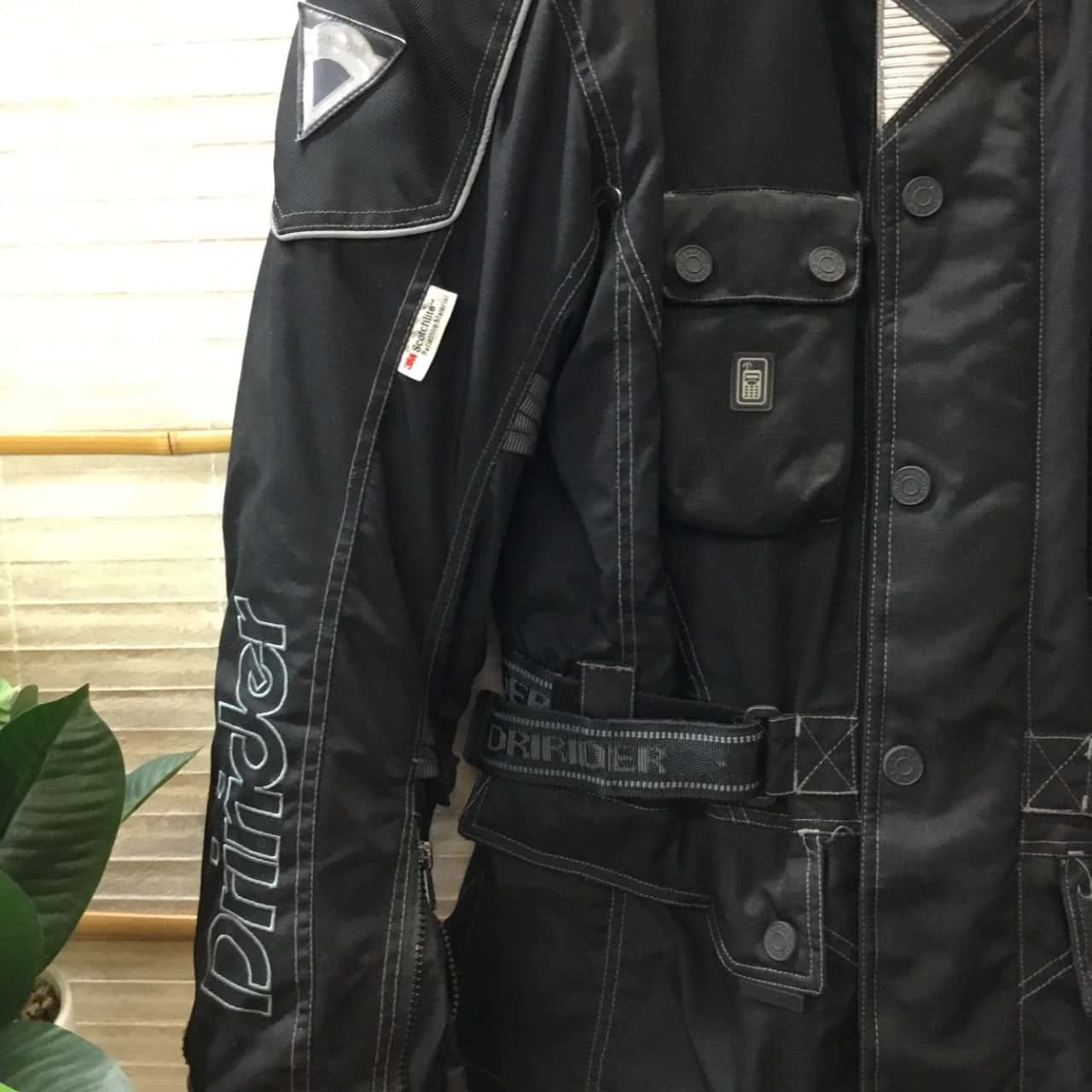 Dri Rider Mens Jacket and 2x Pants Size 52/42L Black
