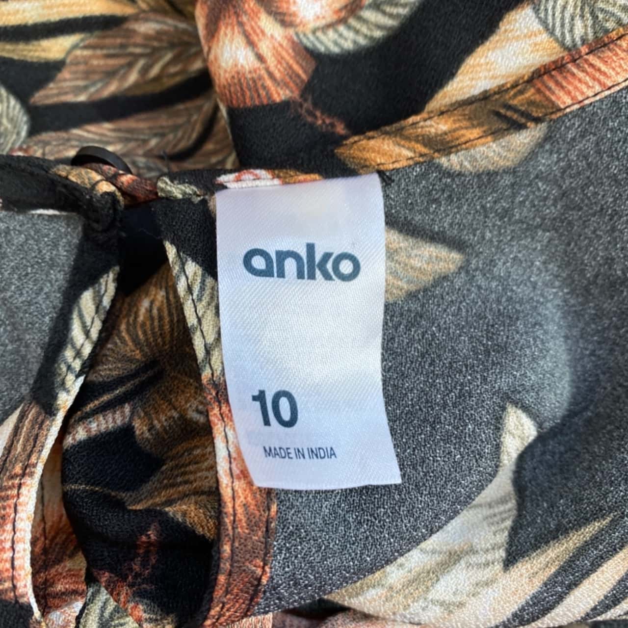 Anko black floral jumpsuit(s)