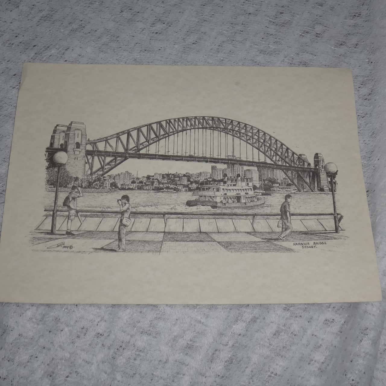 Art Print - Sydney Harbour Bridge by C Smith, 1997(s)