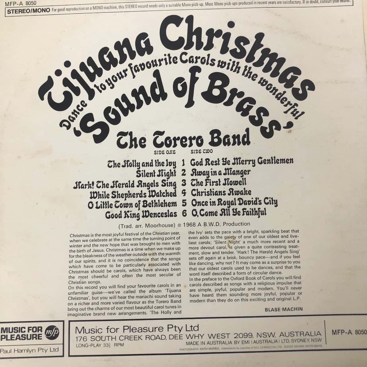 Tijuana Christmas 'Sound of Brass' (B) LP(s)
