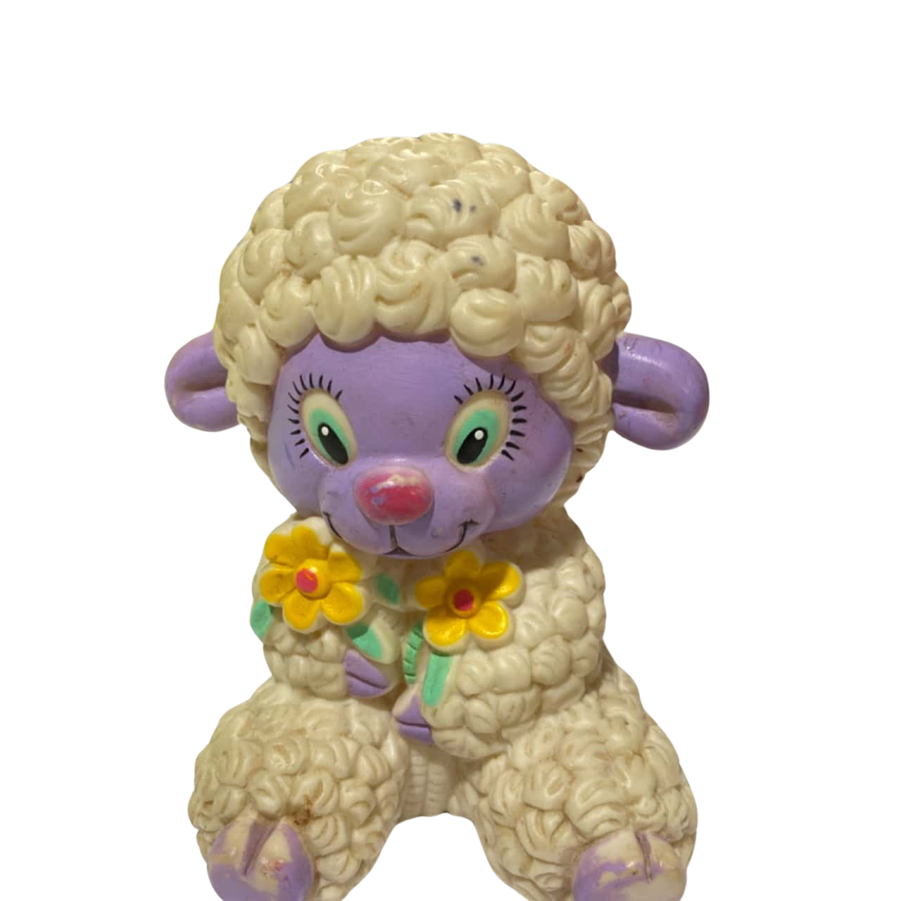 Shelcore vintage 1985 lamb squeaky toy (s)