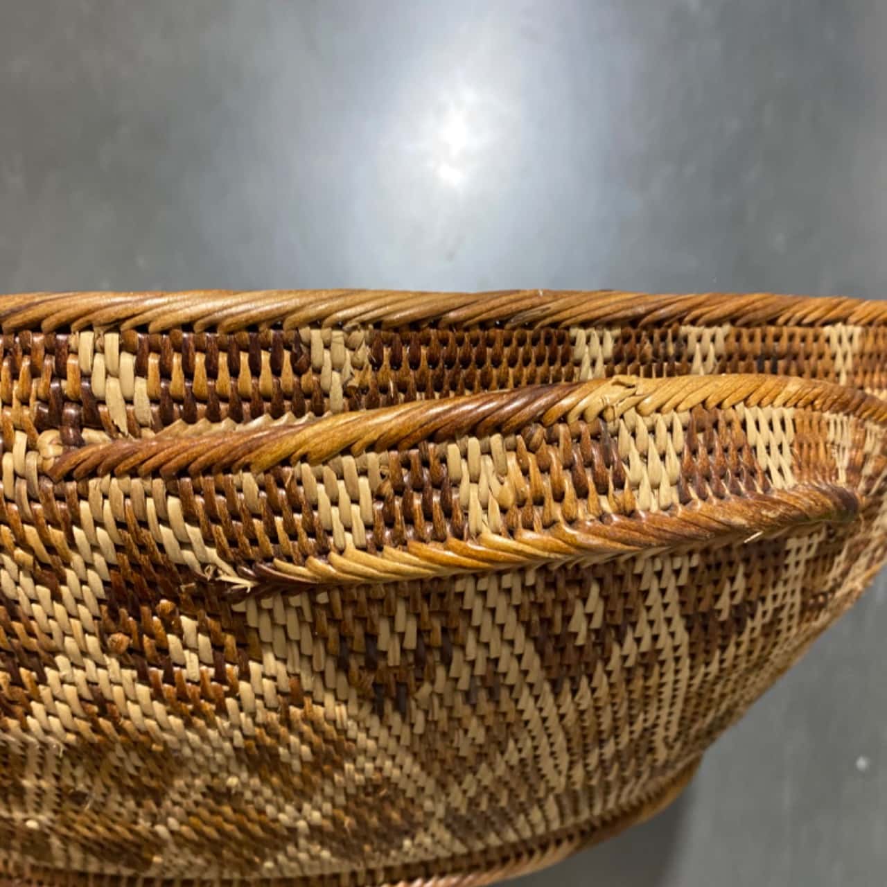 Very Large Vintage Hand Woven Buka Basket Made in Solomon Islands - See ...