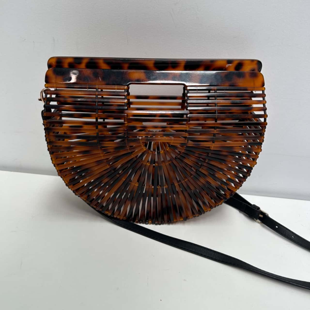 Tortoise shell basket bag (s)