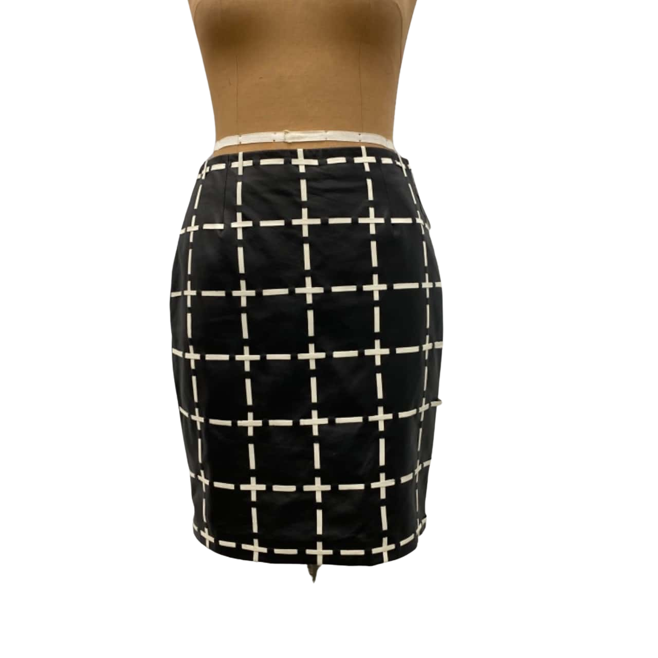 Womens "Stanzee" Black Leather Skirt Size 2