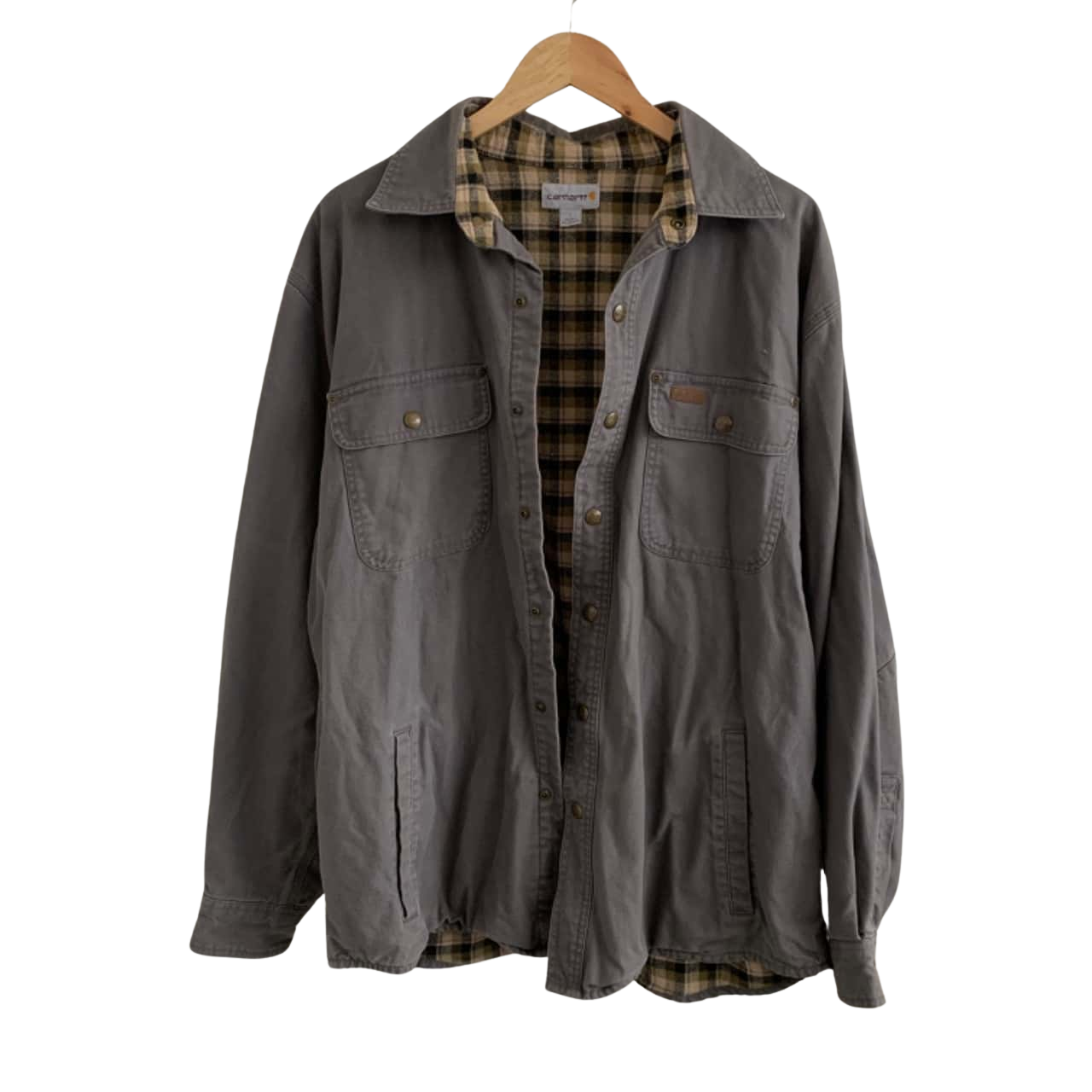 Carhartt Large Grey Button Up Jacket(s)