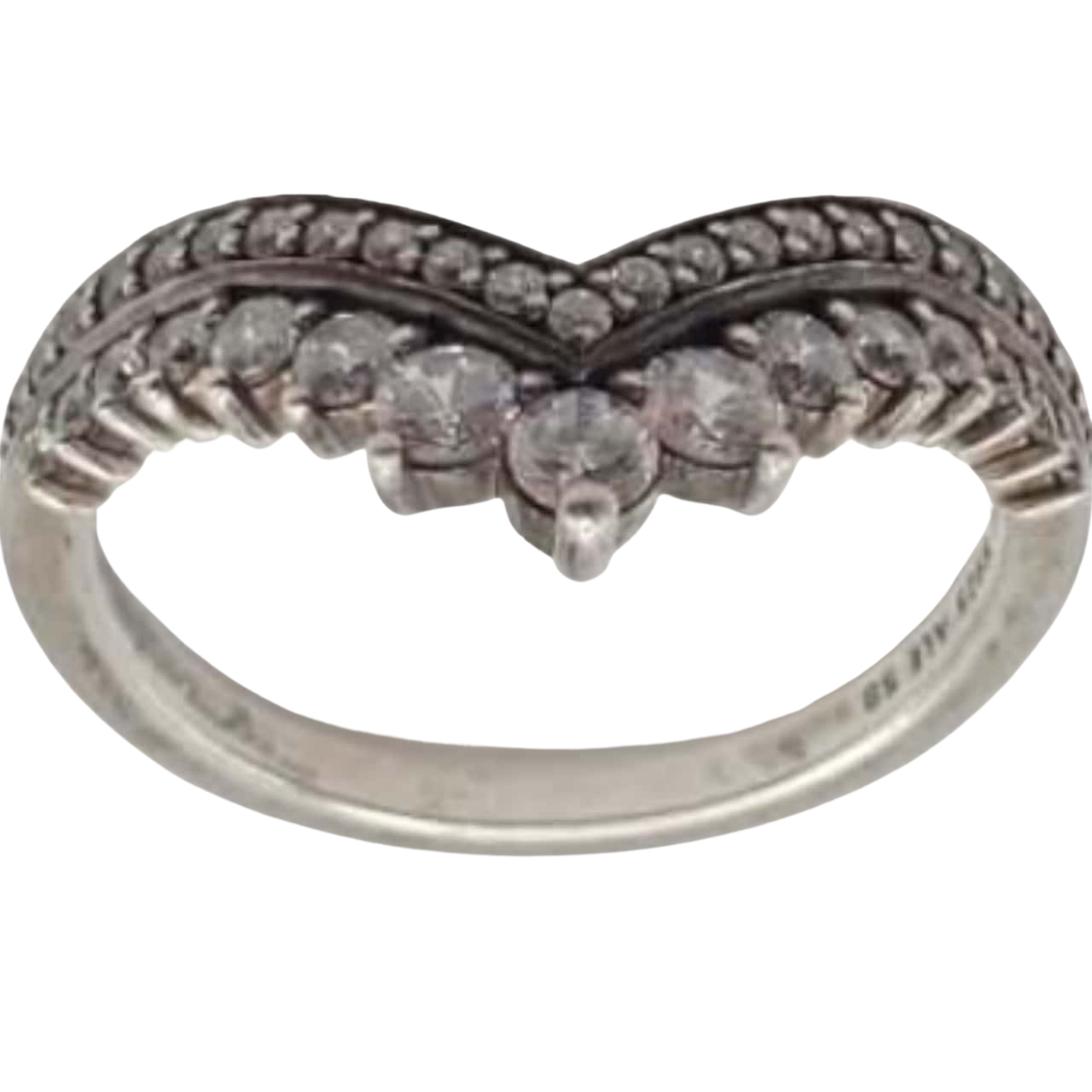 Very Pretty Pandora Wishbone Ring "925 Ale"