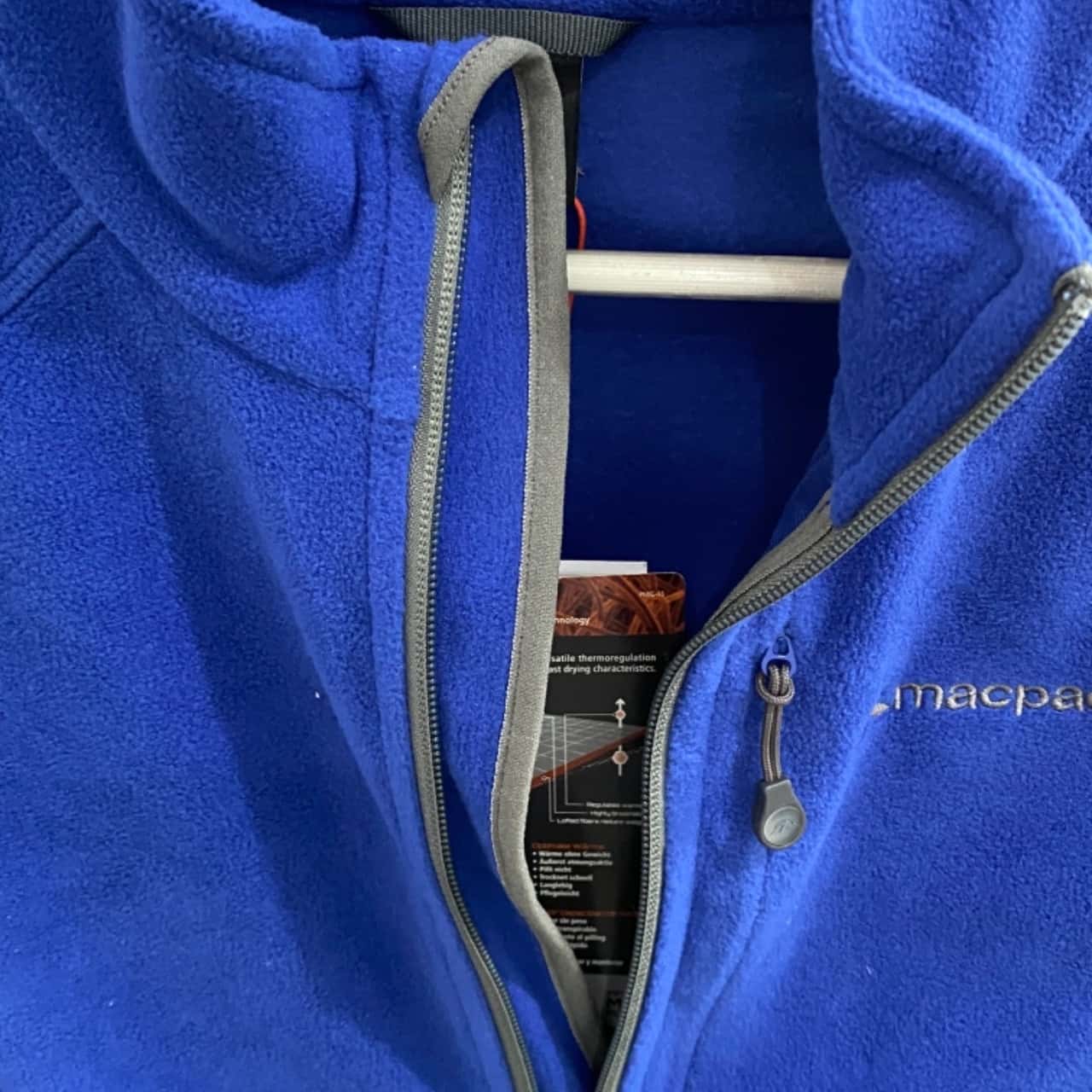 Macpac Unisex Size M Blue Polartec pullover(s)