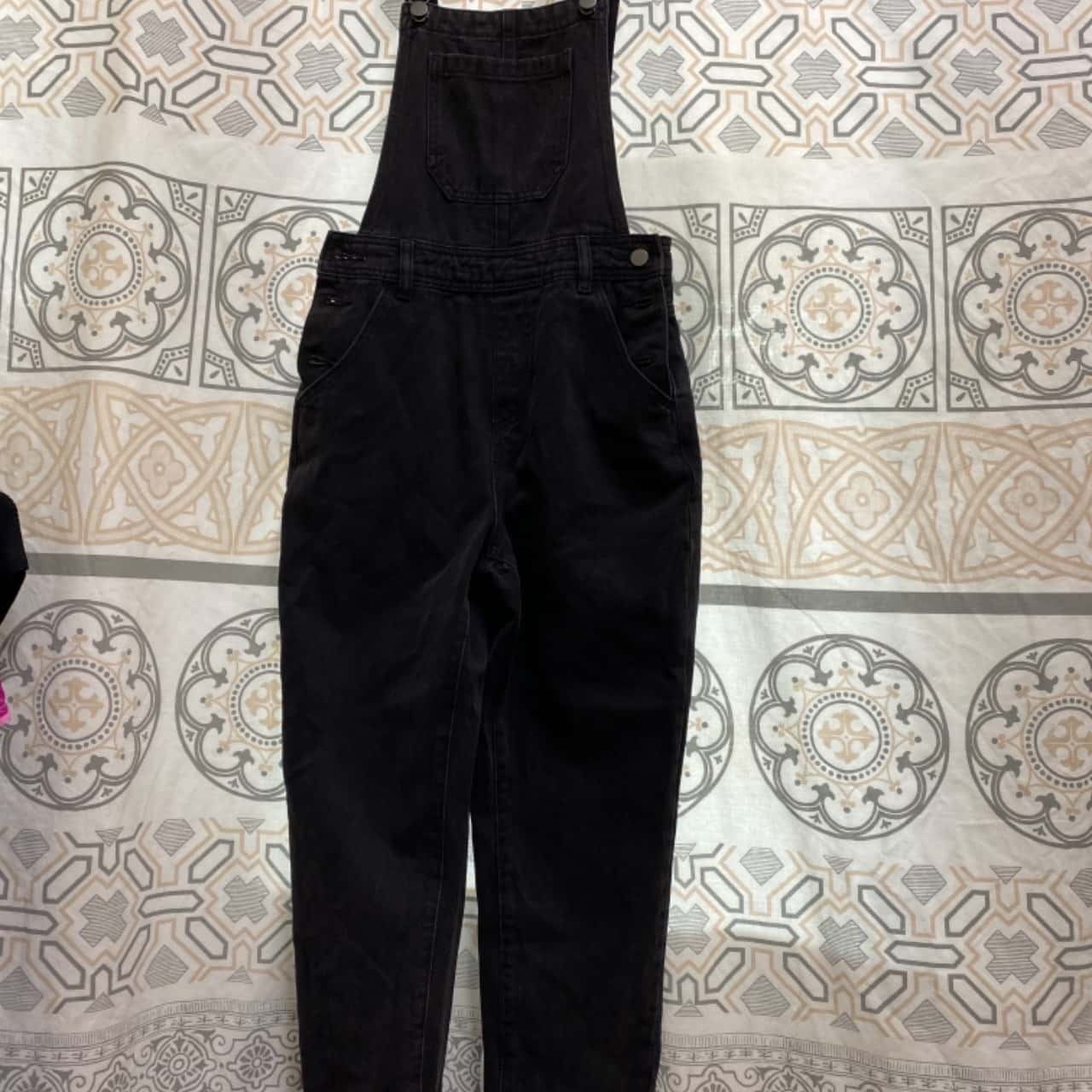 Miss Shop Womens Size 8 Overalls Black (s)