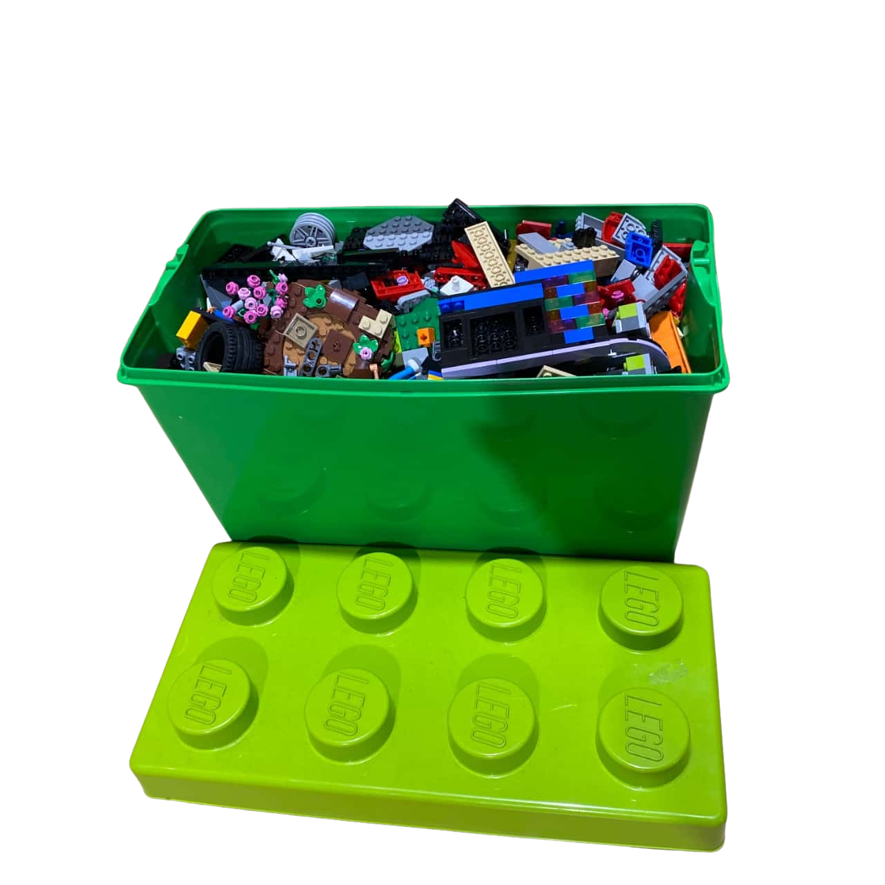LEGO Assorted 2KG & Green Storage Tub(s)