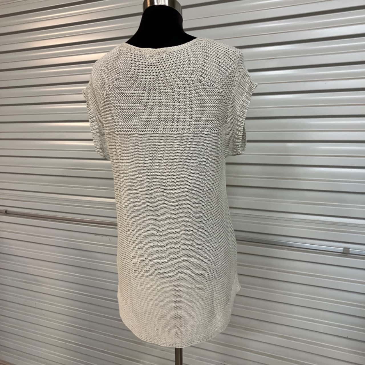 W. Lane Beige Knit Top