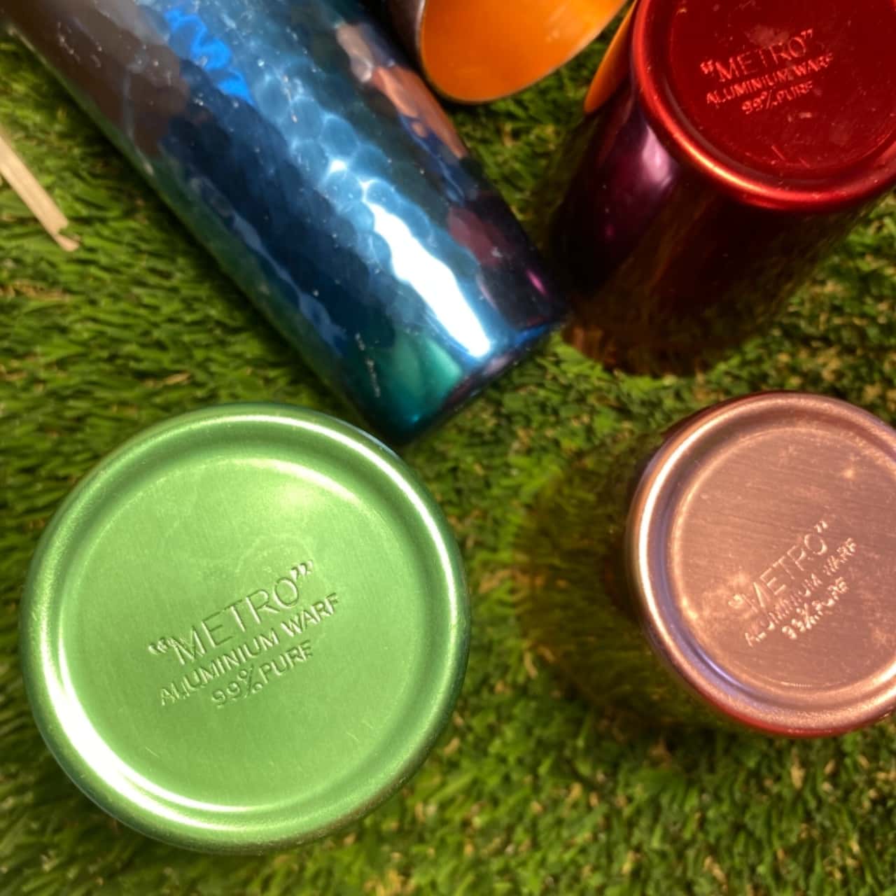 70s Retro anodised cups 13x(s)