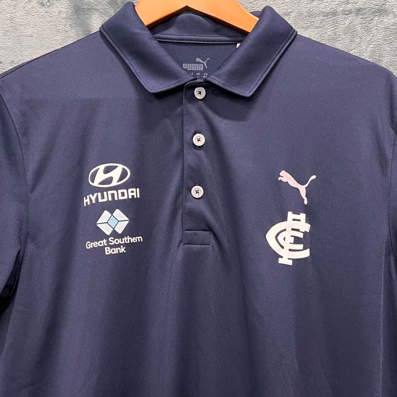 AFL Mens Size M Navy Blue Carlton (s)