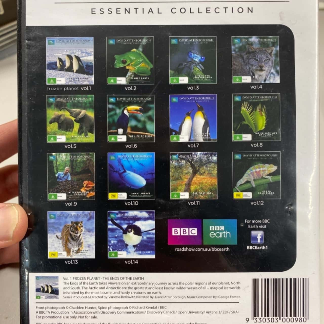 David Attenborough essential collection DVD set