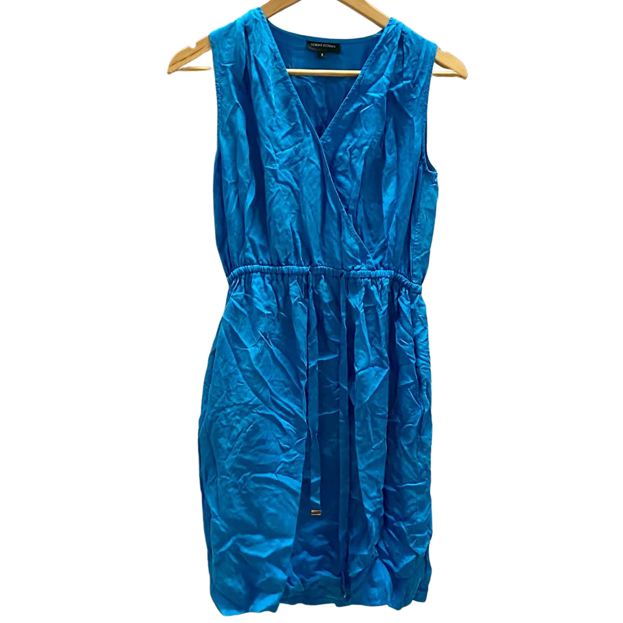 Howard Showers Size 8 Midi Dress Blue