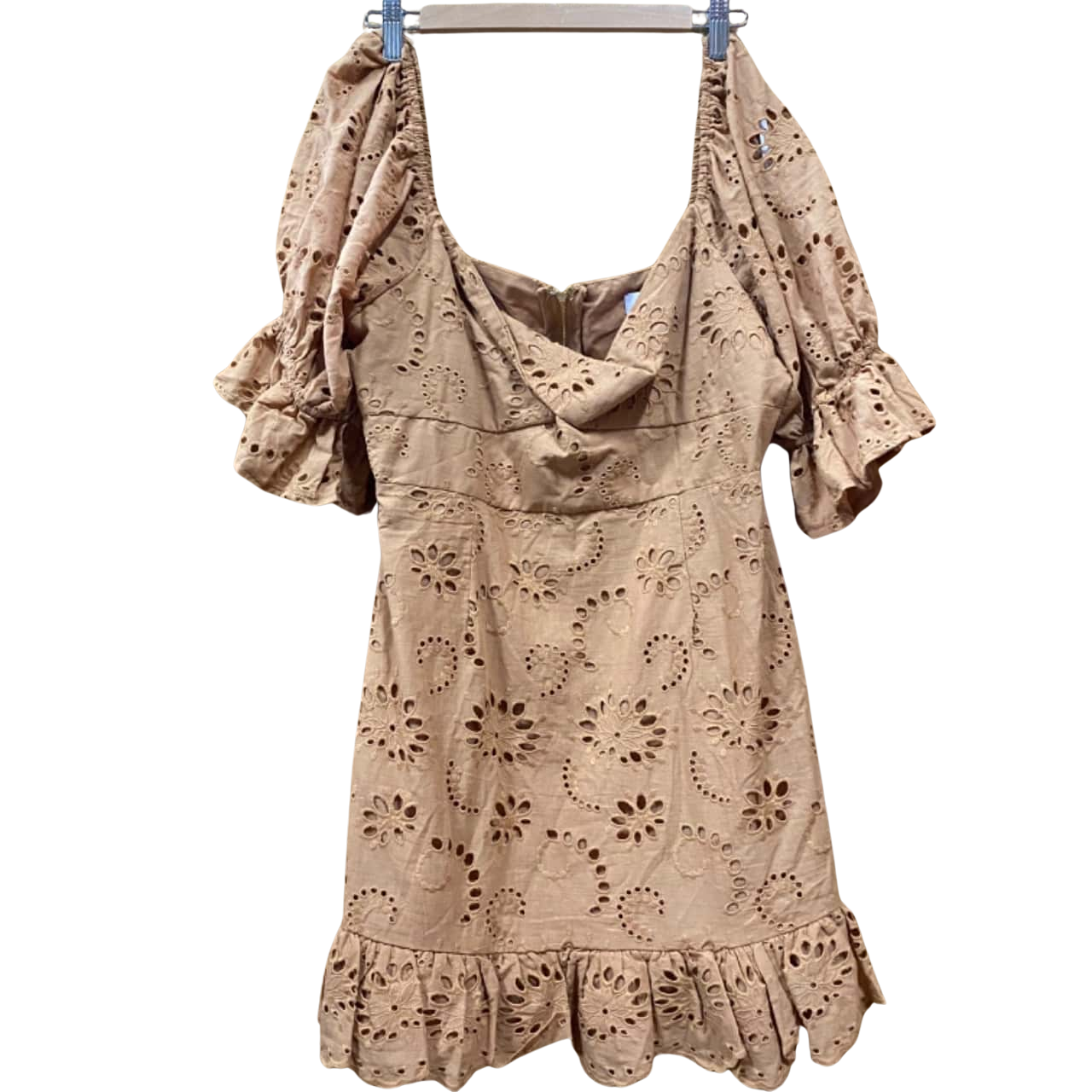 Pilgrim Mini Dress Brown Size 16(s)