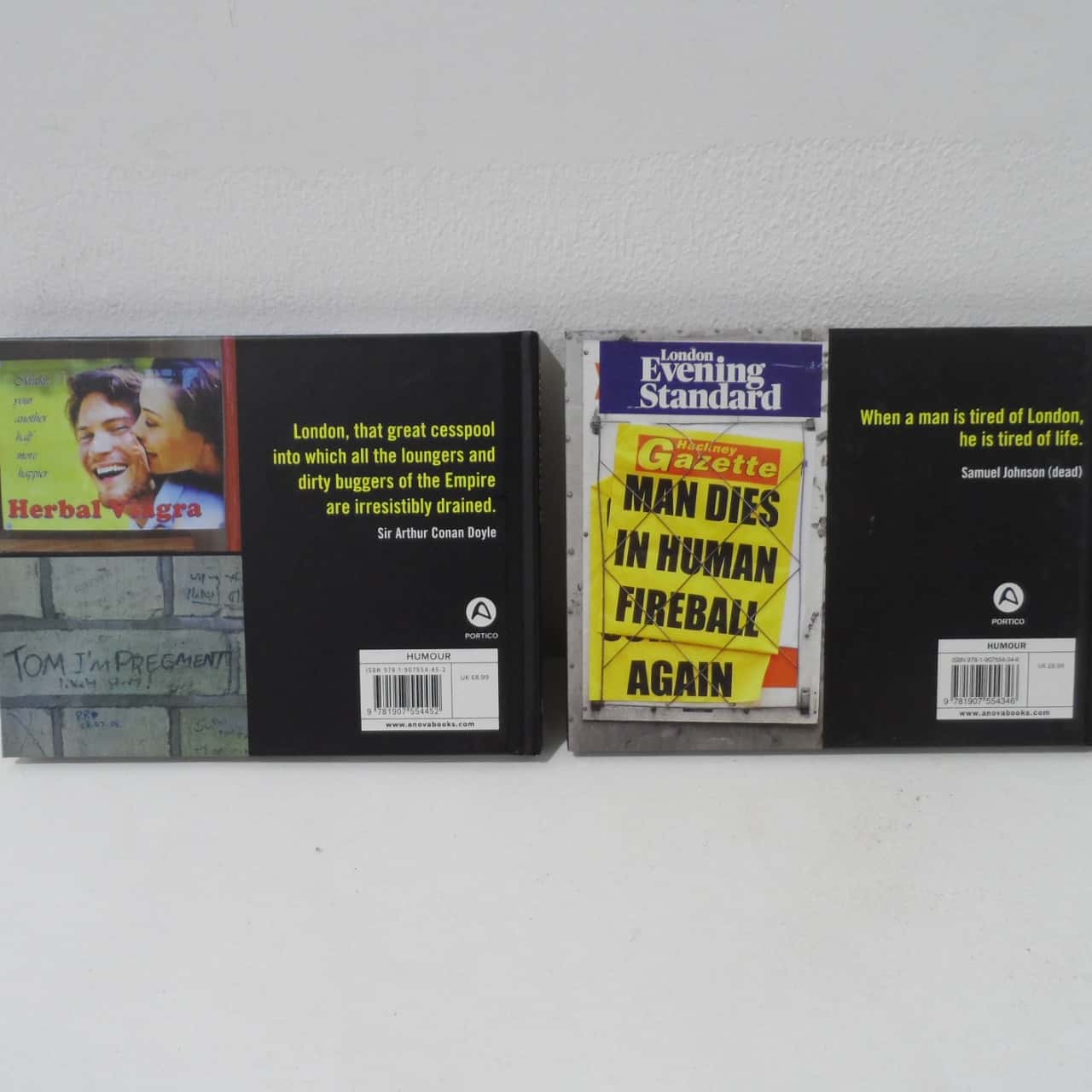 2 Books. Rude London/Shit London by Patrick Dalton