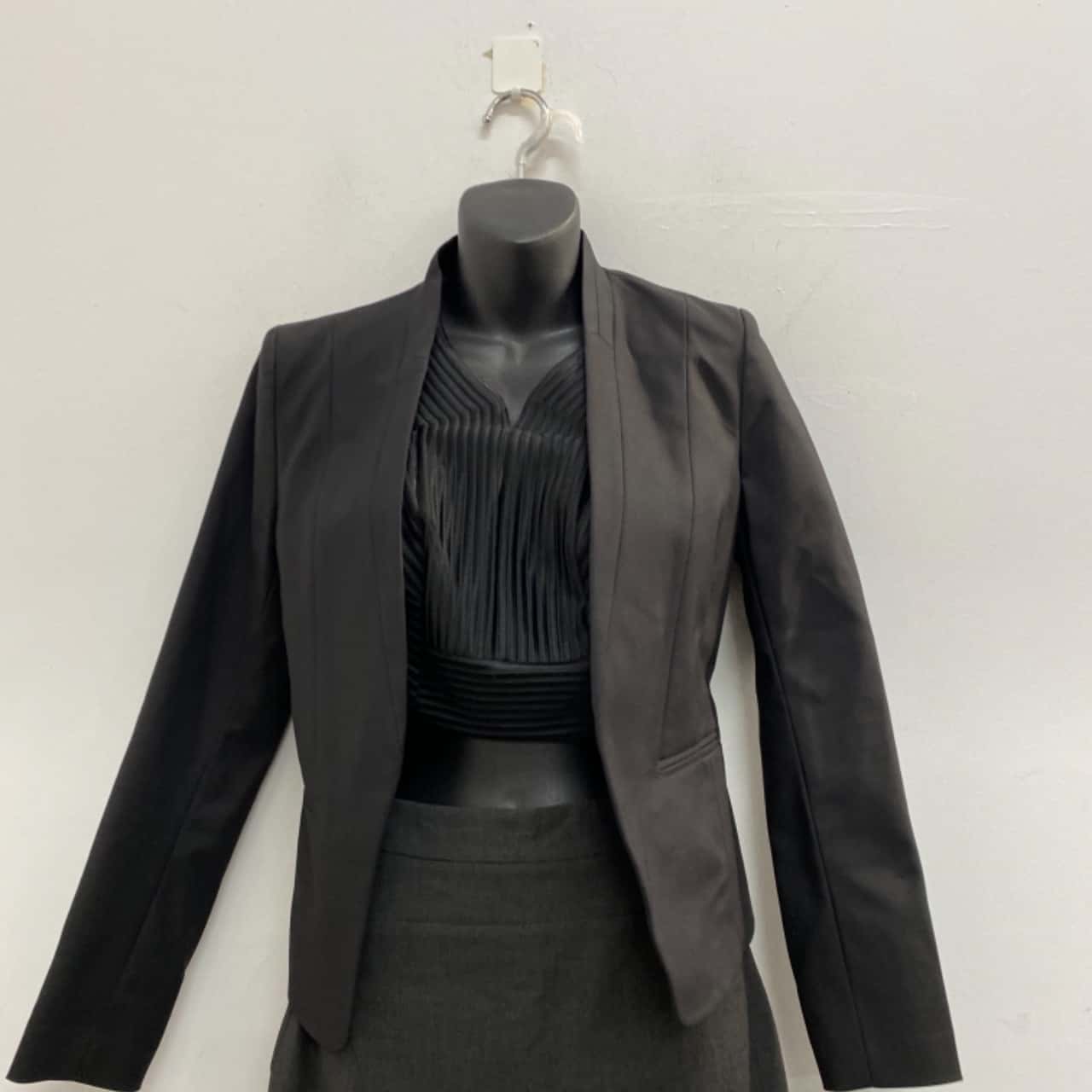 Forever New Womens Size 6 Open Jacket Black Blazer only(s)