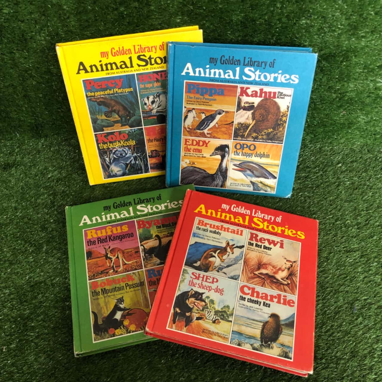 VIntage My Golden Library Of Animal Stories (4 Book Set)(s)