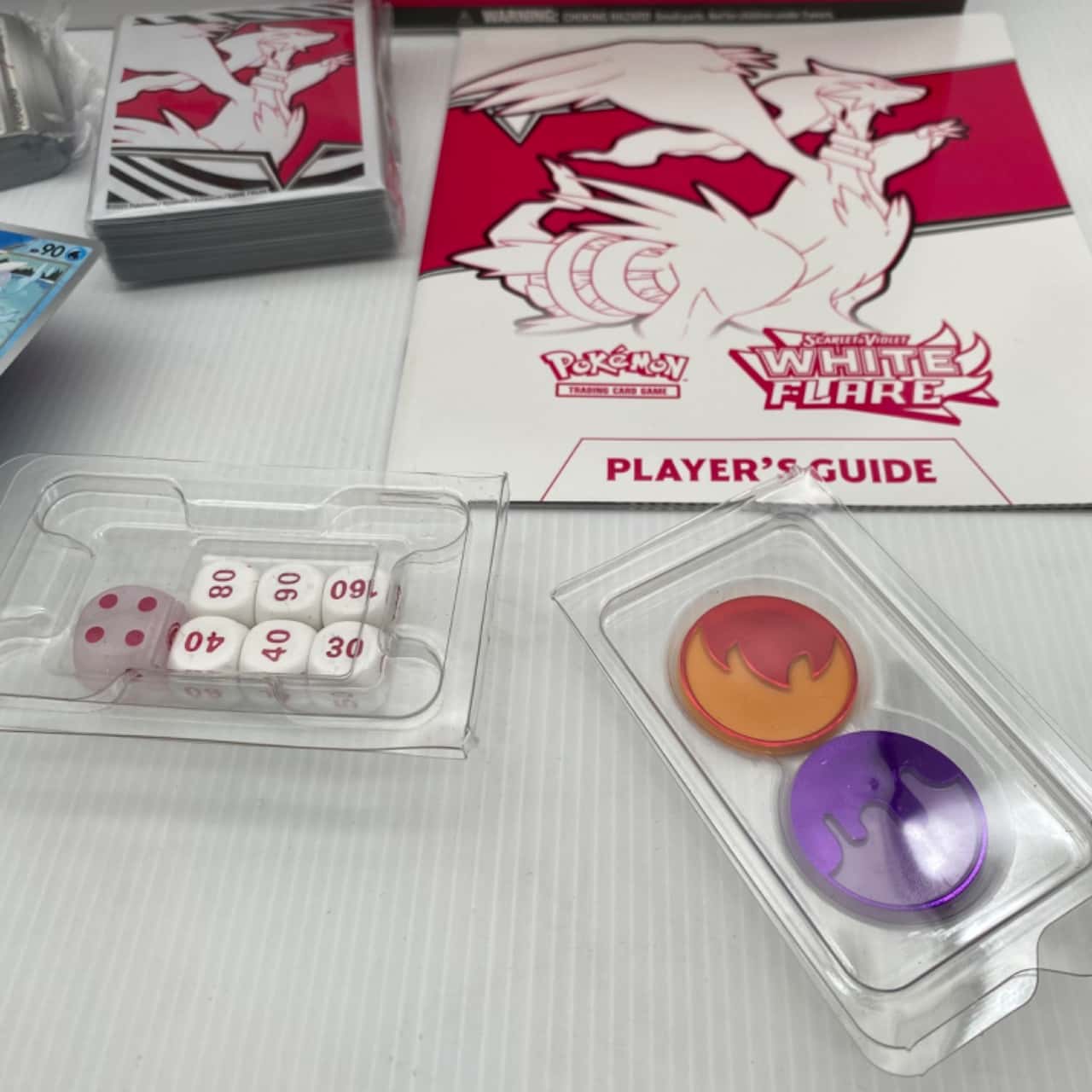 Pokémon White Flare Pokémon Center Elite Trainer Box, Opened with ...