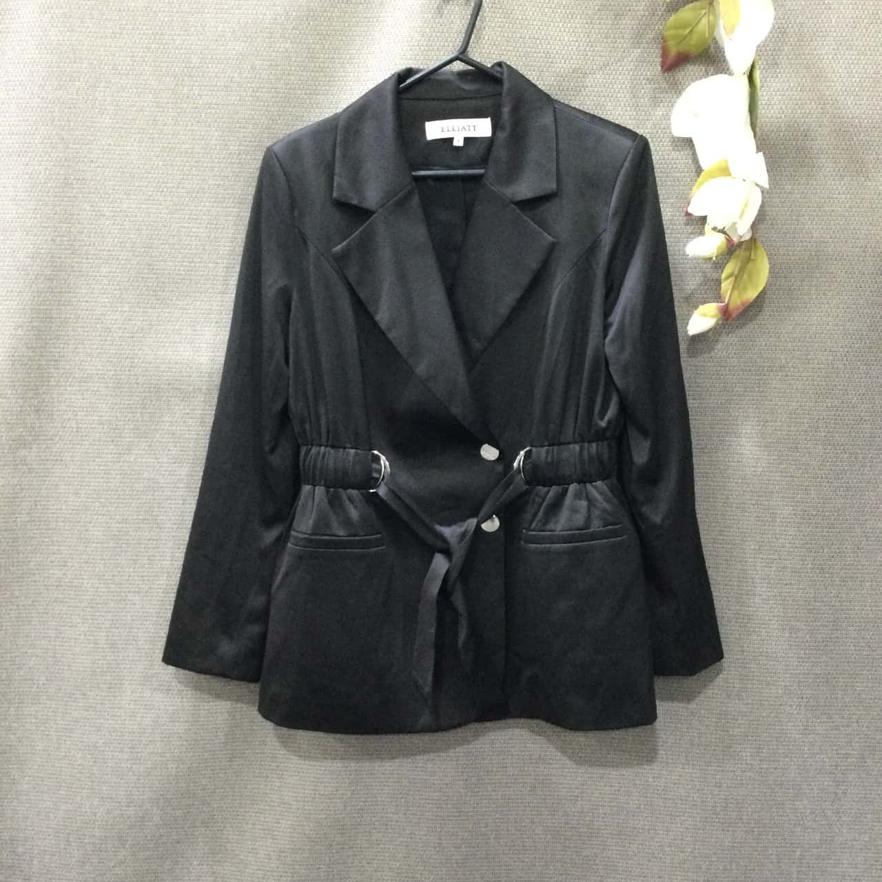 Elliatt, Womens Stylish Jacket, Size: XL, Black (s)