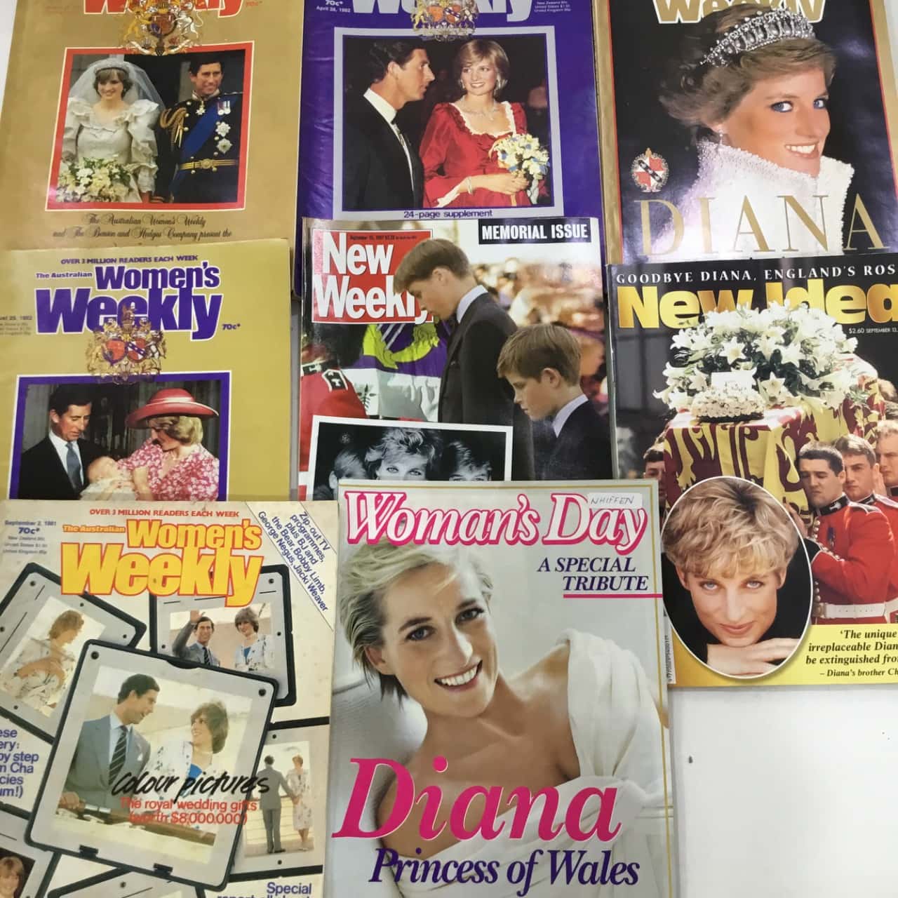 Princess Diana Commemorative Magazines