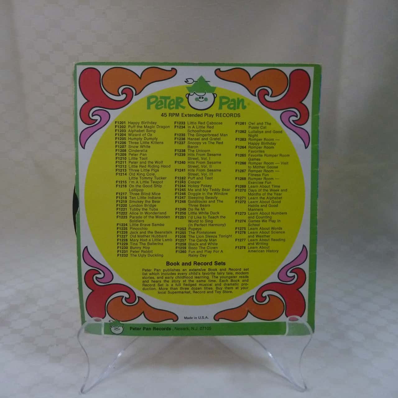 (New Lower Price!) Vinyl Record 45RPM EP 7" - "Do Re Mi" by Peter Pan ...