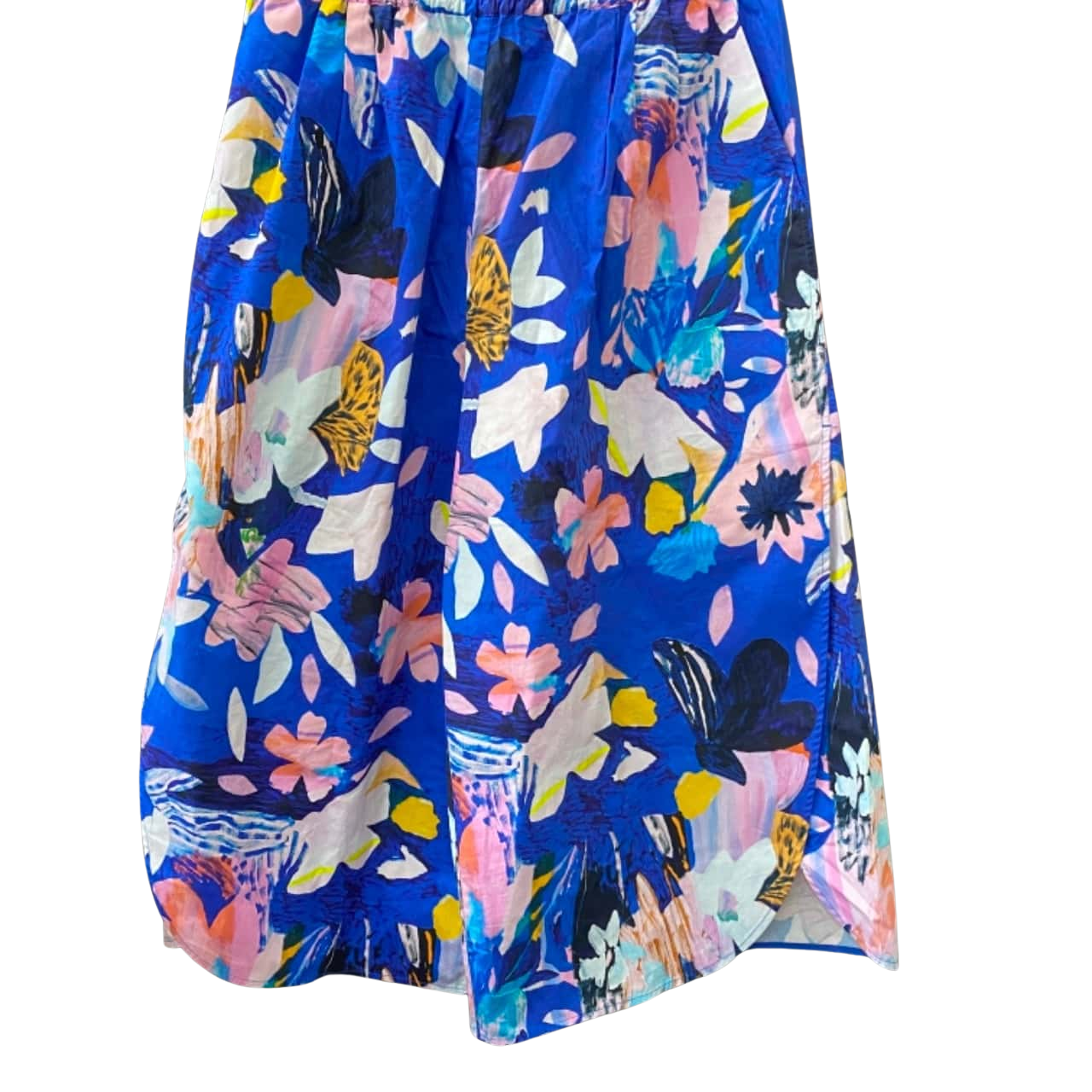 Kaitlin Johnson x Gorman Size 14 Wide Leg Blue / Floral Pants