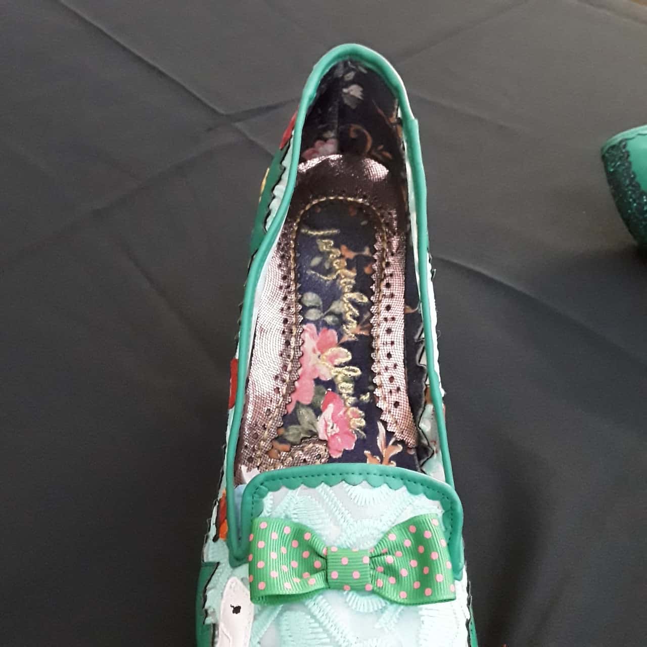 Irregular Choice Womens Shoes Green (s)