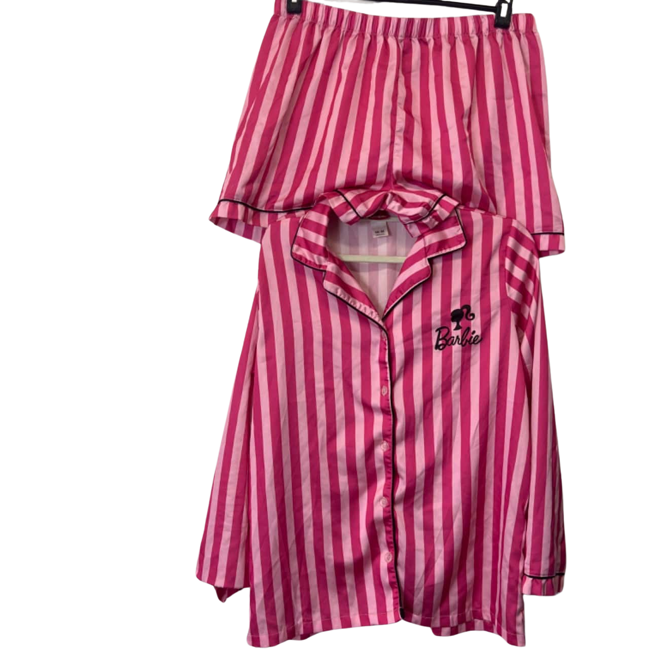 Barbie satin feel Size 14 / 16 Pink short PJs(s)