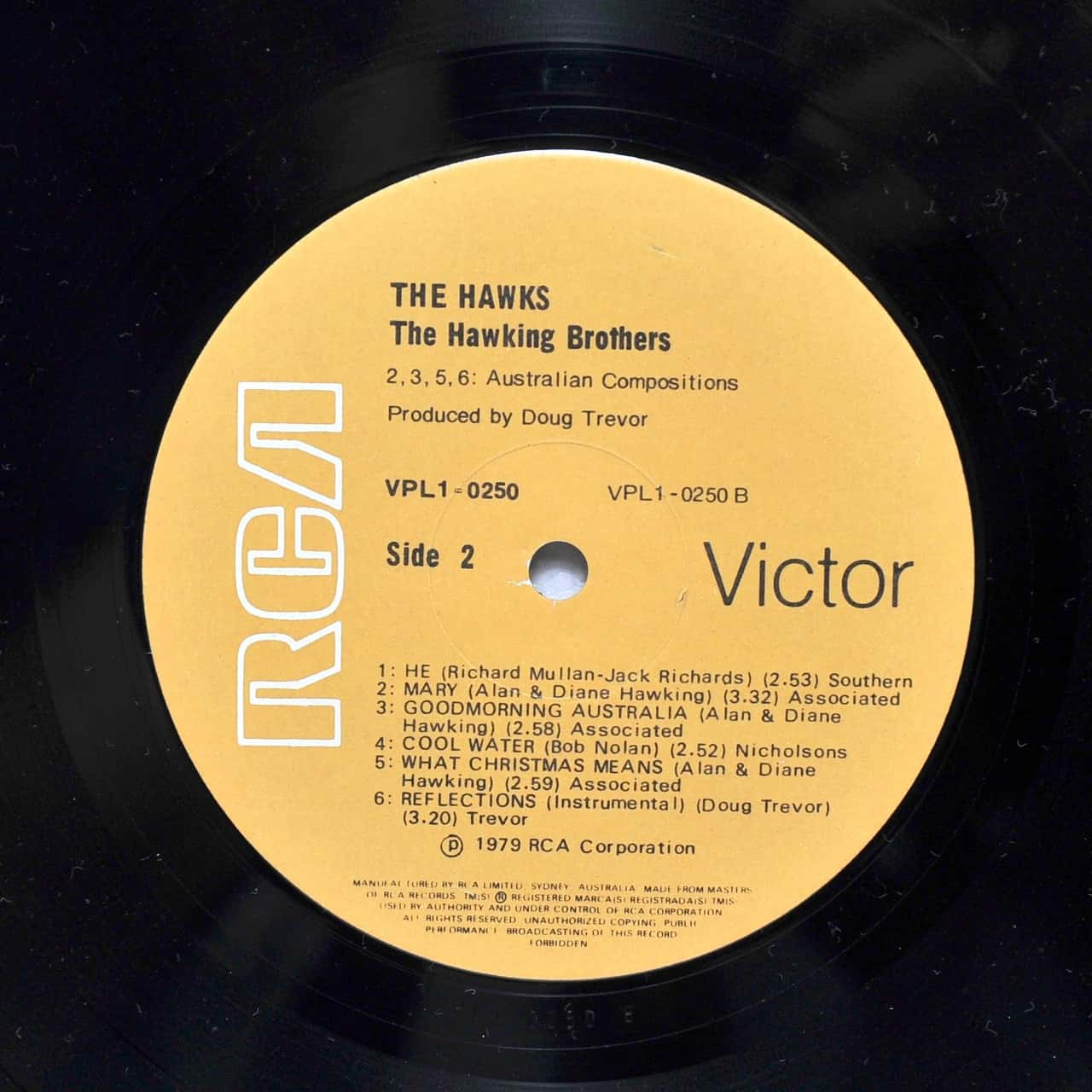 12" Vinyl Record - Hawking Brothers - The Hawks - Released 1979 ...