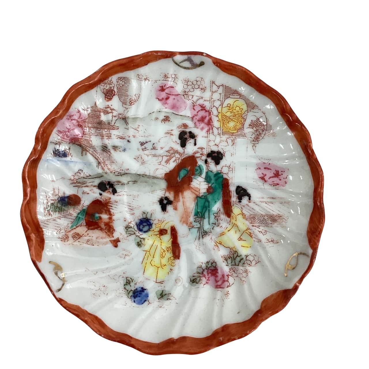 Vintage Japanese Hand Painted Geisha Dish (s) - Used Very Good | Salvos ...