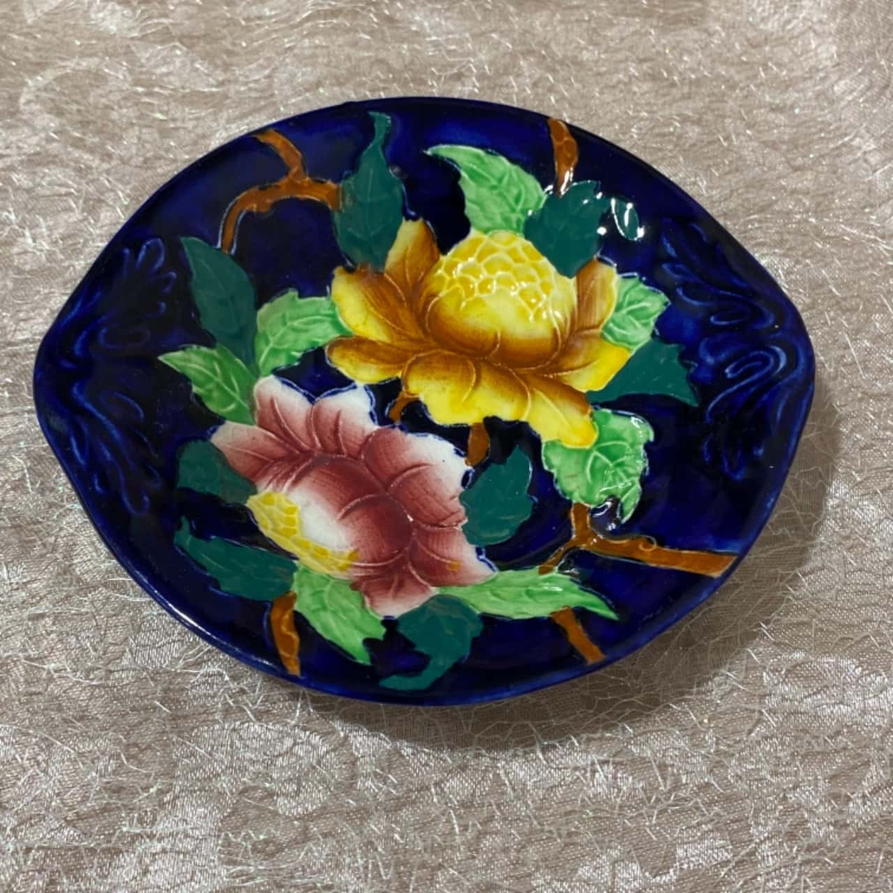 1930s Maling Bowl Peony Design (s)