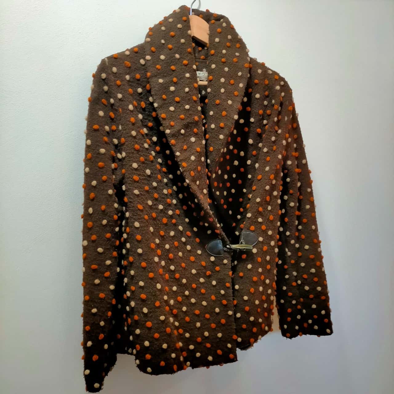 VINTAGE WOOL BLEND KALIKO JACKET Size 12 VGVC(s)