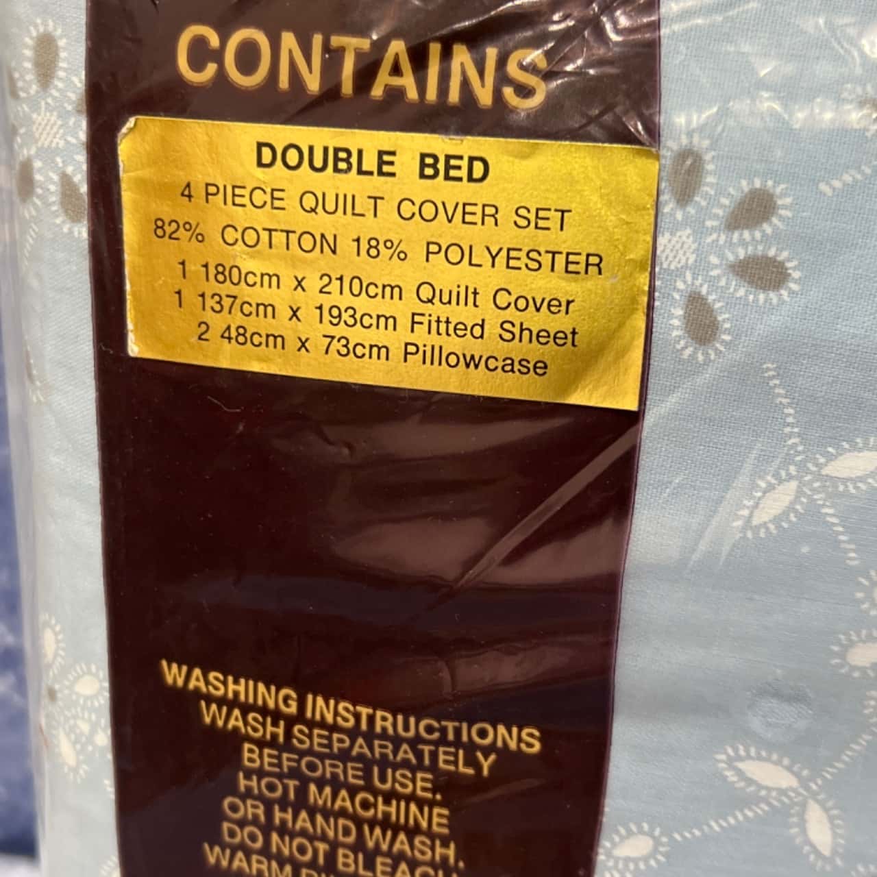 Edelweiss Double Bed 4 Piece Quilt Cover Set (s)