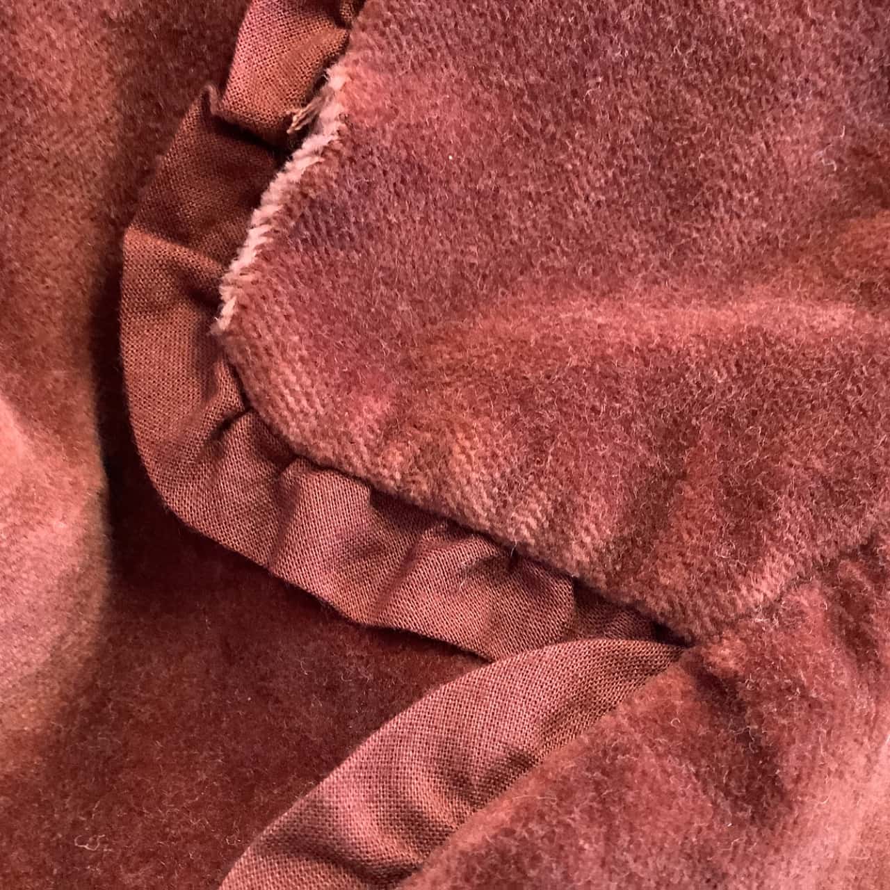 APT. 9 Womens Size 12 Three Button Velour Blazer Rust Brown(s)