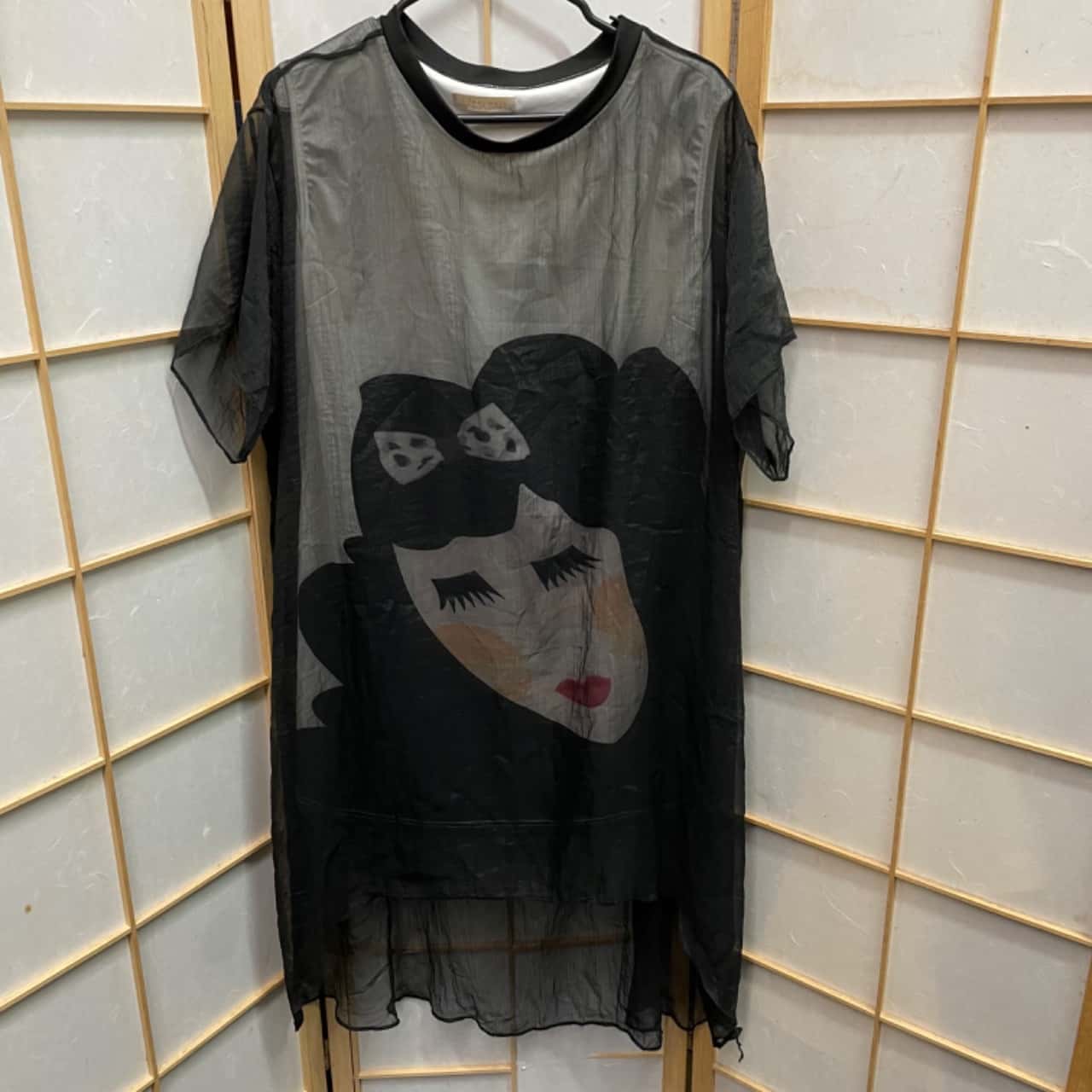 Classmate Womens Size M Character Dress with Sheer Black Overlay